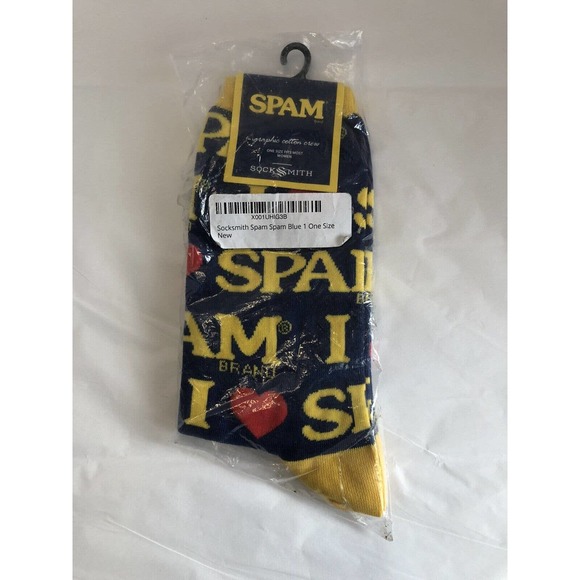 Sock Smith | Underwear & Socks | I Love Spam Graphic Cotton Crew Socks ...